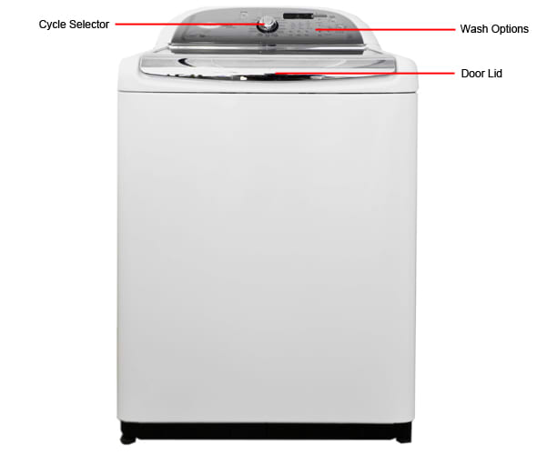 Whirlpool Cabrio Platinum WTW8800YW 4.6 cu. ft. White Top Loading ...