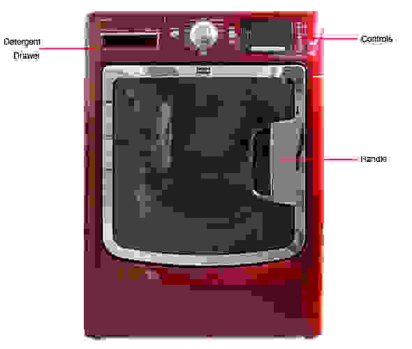 Maytag Maxima MHW6000XR Front-Load 4.3 cu. ft. Washing Machine In Red ...